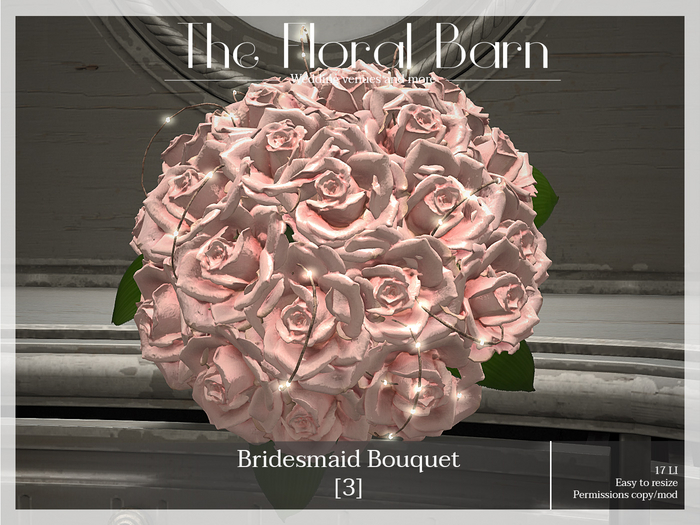 Second Life Marketplace - Bridesmaid Bouquet [3]